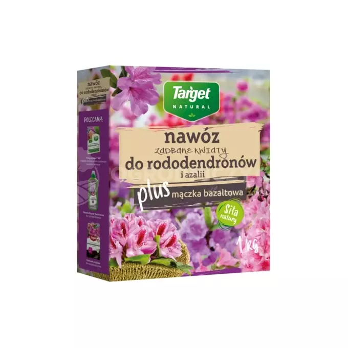 Nawóz do rododendronów i azalii z mączką bazaltową 1kg Target zadbane kwiaty, wieloskładnikowy ...